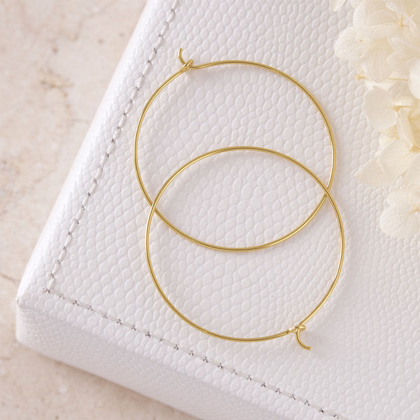 Extra Large Hoops Gold - Midsummer Star Wholesale
